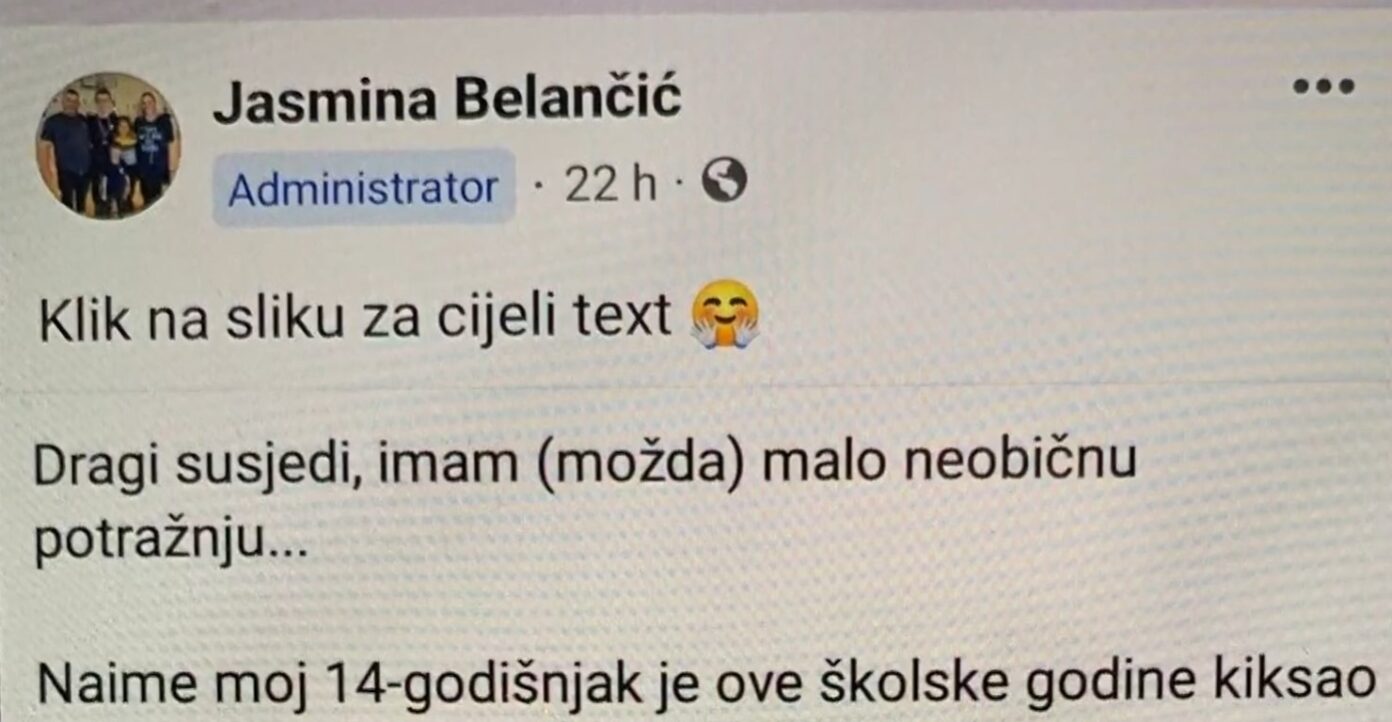 Majka putem oglasa traži posao sinu (14): Nema džeparca, neka se ...